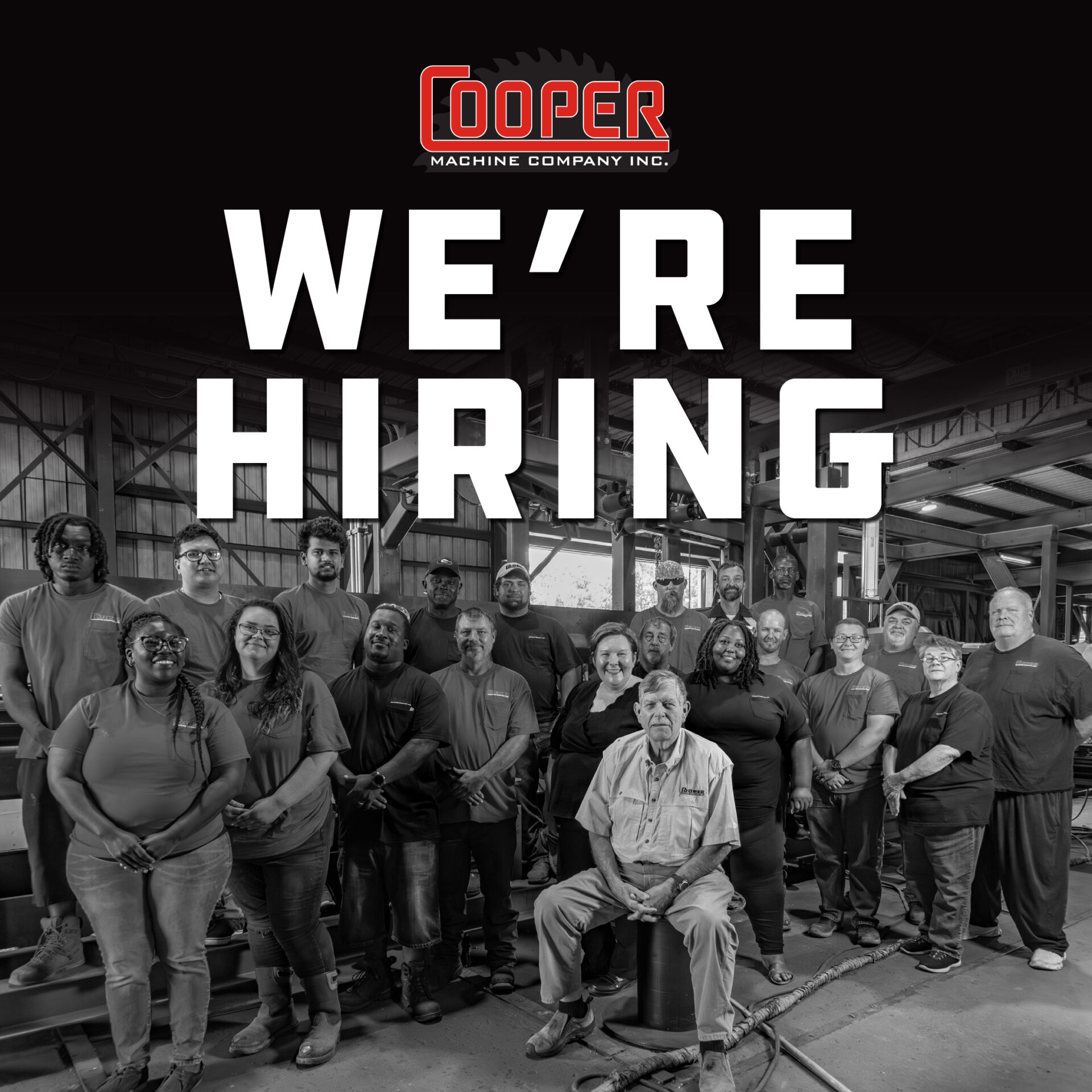 We are Hiring! - Cooper Machine Company